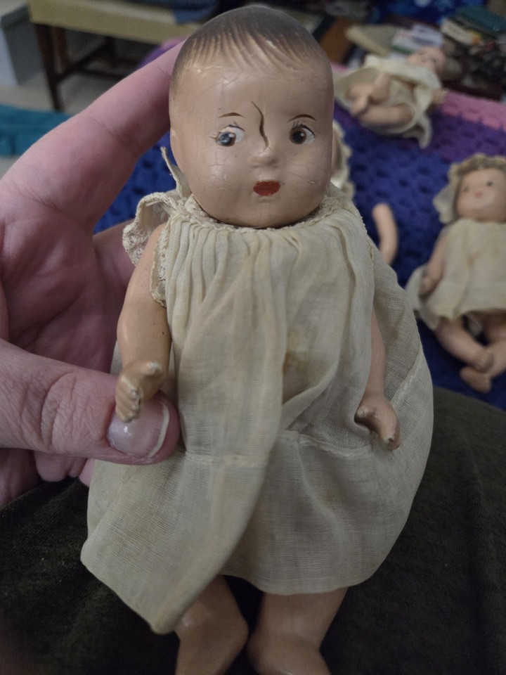 Set of 5 - 1930s Madame Alexander Dionne Quintuplets Dolls- 7.5 ...