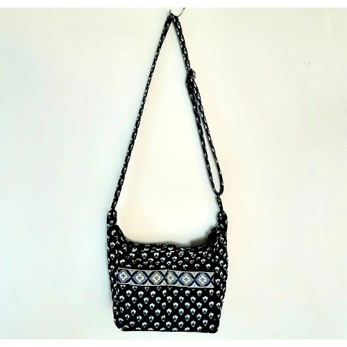 Vera Bradley Hipster Crossbody Bag Nantucket Navy Pattern Five Pockets ...