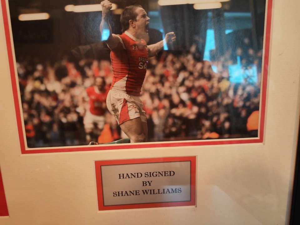 Genuine Certified Signed Shane Williams Framed rugby Shirt | eBay UK