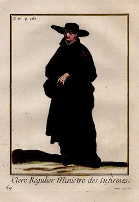 Kamillianer Camillians Monk Habit Order Costume Engraving 1790 | eBay UK