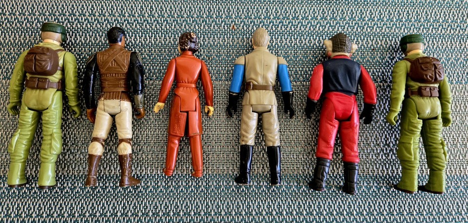 Star Wars Vintage Action Figures 1983 Kenner HK Star Wars Loose Lot Of ...