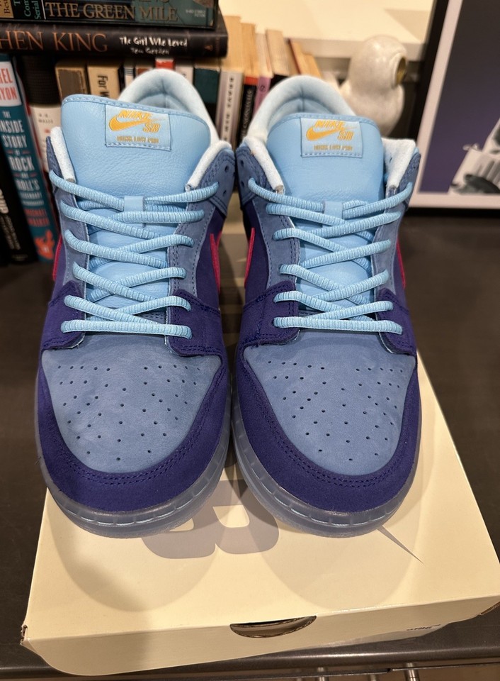 Nike SB Dunk Low Pro QS x RTJ Mens Sz 12 Run The Jewels Deep Royal Blue ...