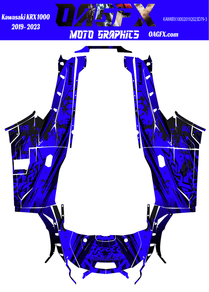 2019 - 2023 Kawasaki Teryx KRX 1000 Graphic Kit -Pro Edition D79-3 | eBay