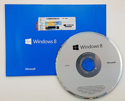 Microsoft Windows 8 64 Bit DVD Vollversion Deutsch WN7-00408 | eBay