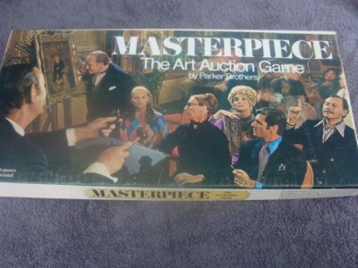 Vintage 1970 Masterpiece Game Art Auction Game by Parker Brothers | eBay