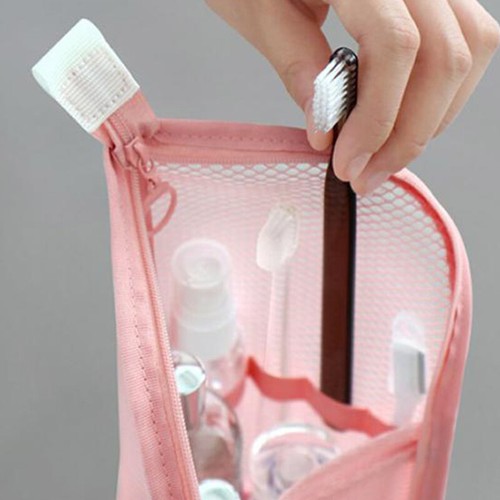 Portable Travel Makeup Brush Toothbrush Toothpaste Storage Bag Case ...