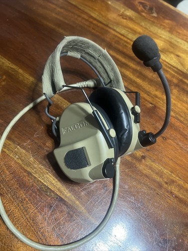 FALCOM MILITARY RADIO TACTICAL HEADSET USMC ARMY COMMS USED | eBay