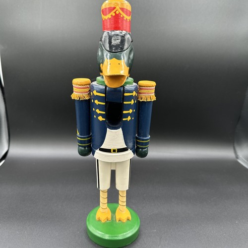 Vintage 12" Wooden Duck Nutcracker Limited Edition Christmas Decor ...