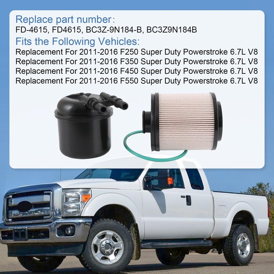 FD-4615 2011-2016 Fuel Filter BC3Z-9N184-B 6.7L Diesel FD4615 | eBay