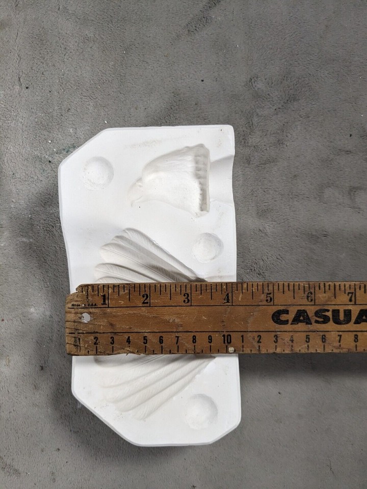 Vintage Ceramic Slip Casting Mold Of Eagle Head And Wings Kansas Molds ...