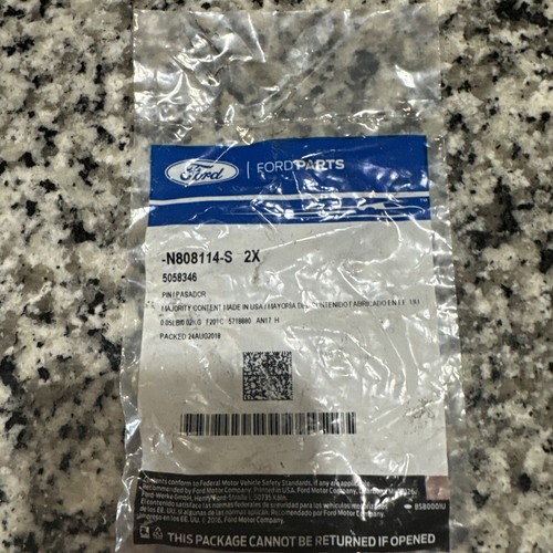 Ford Pin Part Number - N808114-S- Package Of 2 | eBay