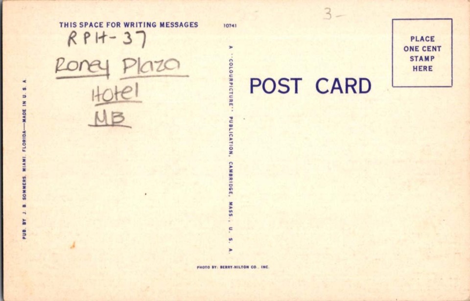 Miami Beach Florida FL : RESTAURANT SCENE d/24 BG6883 | eBay