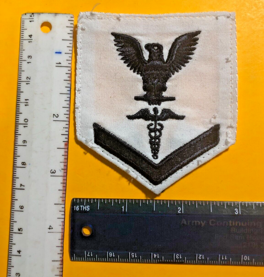 Military US Navy Hospital Corpsman 3rd Class Badge Female Size Patch # ...
