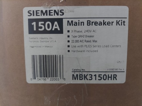 Siemens Main Breaker Kit MBK3150HR | eBay
