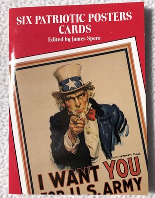 SIX PATRIOTIC POSTERS CARDS (DOVER POSTCARDS) Mint/Near Mint Condition ...