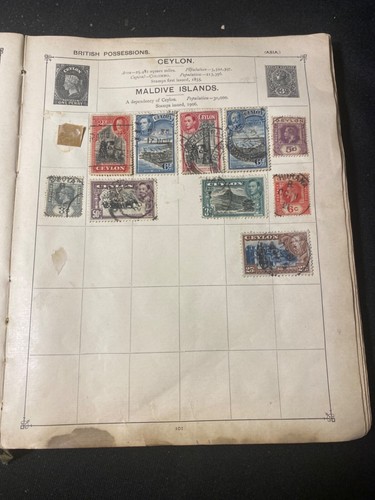 British Possessions Ceylon Maldive Islands - Postage Stamps Interwar ...
