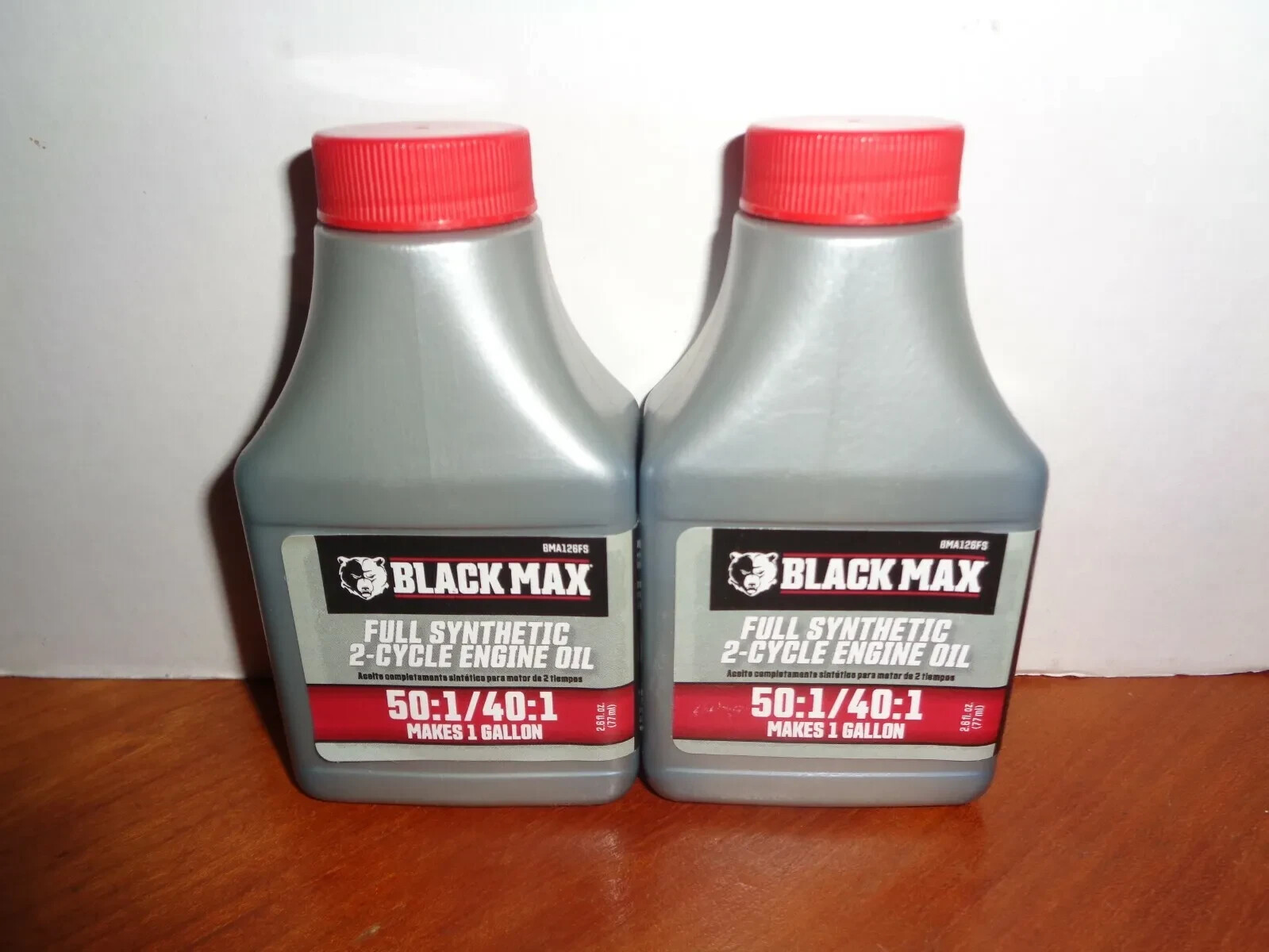 Lot 2 Black Max Weed Eater 40:1/50:1 Full Synthetic 2-Cycle Engine Oil ...