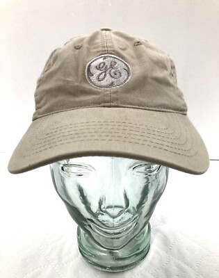 GE Light Khaki General Electric Strapback Hat | eBay