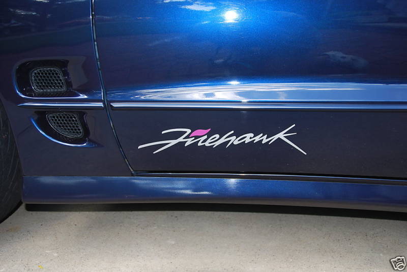 Firehawk Door Decal Sticker Emblem Trans Am FireBird | eBay