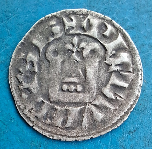 Count Of Poitou, Alphonse Of France, Brother Of Saint Louis, Denier ...