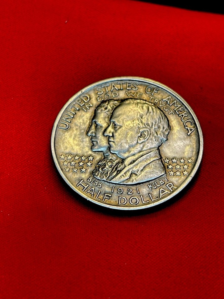 1921 Alabama Centennial Silver Commemorative Half Dollar ~ DDR | eBay
