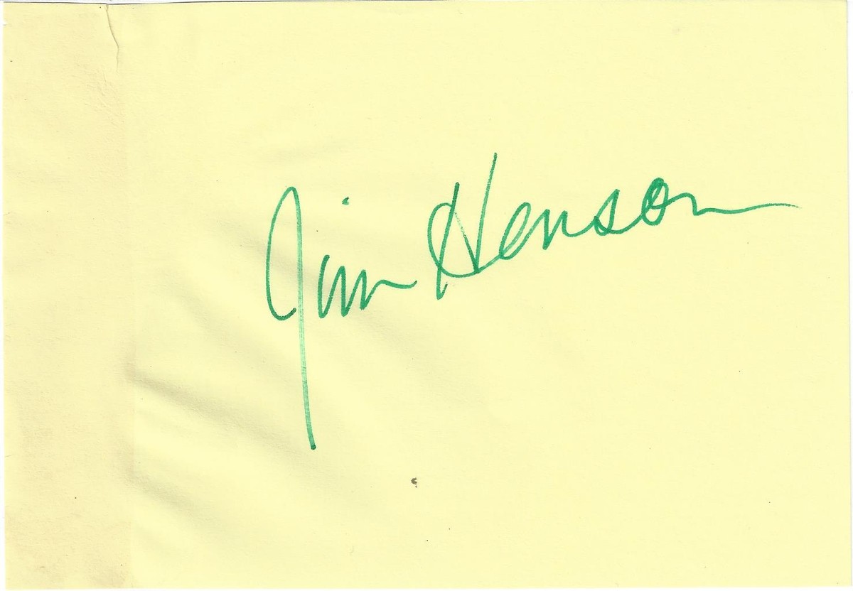 Jim Henson Sign