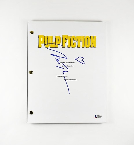 Uma Thurman Pulp Fiction Autographed Signed Script Certified BAS ...