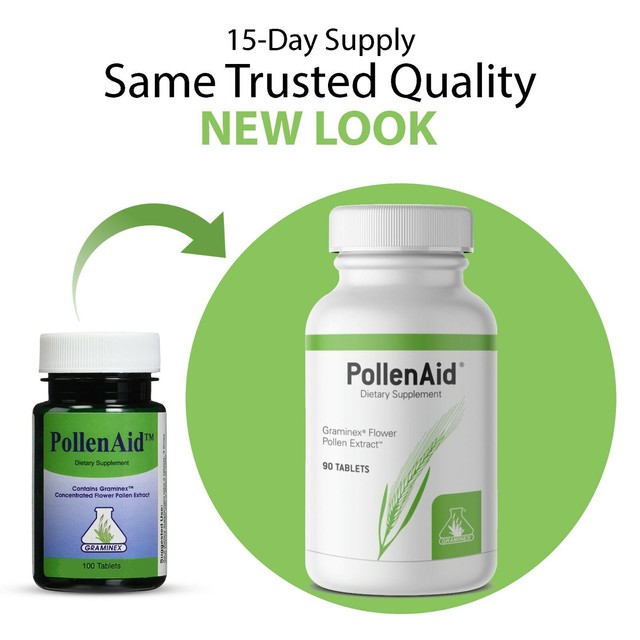 Graminex Pollenaid G63 Flower Pollen Extract Prostate Health Support 90 ...