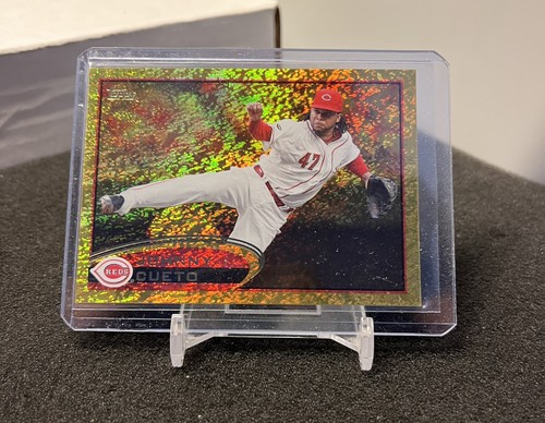 Johnny Cueto 2012 Topps card 135 Cincinnati Reds gold sparkle | eBay