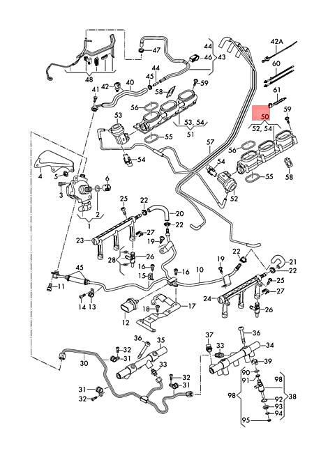 Genuine Intake Manifold Lower Part With Vacuum Positioner Left ...