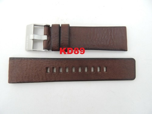 Genuine ORIGINAL DIESEL DZ 1654 Brown Leather Strap Band 24mm | eBay