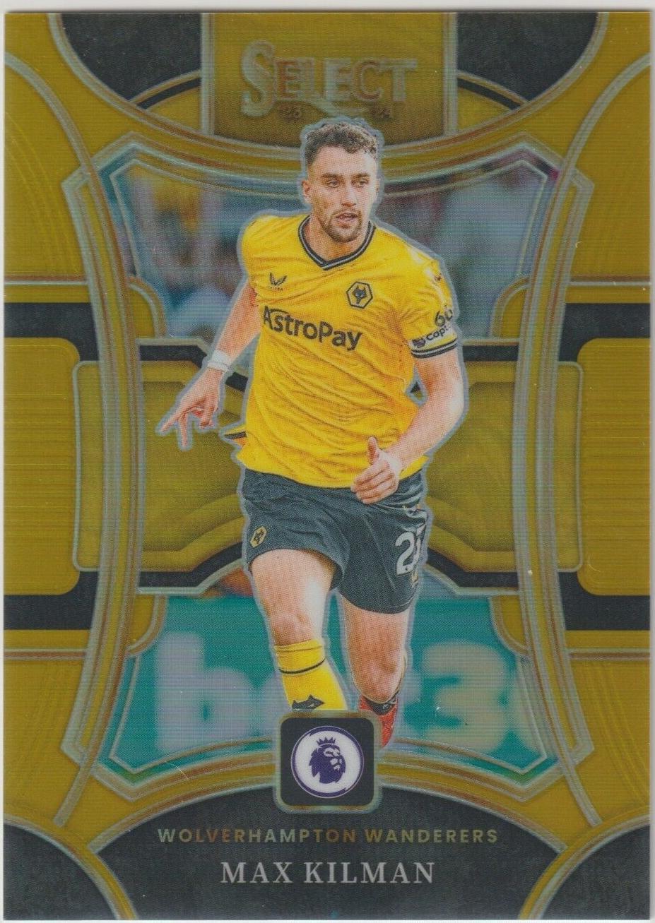 2023-24 Panini Select Premier League - Mezzanine Max Kilman #196 Gold ...