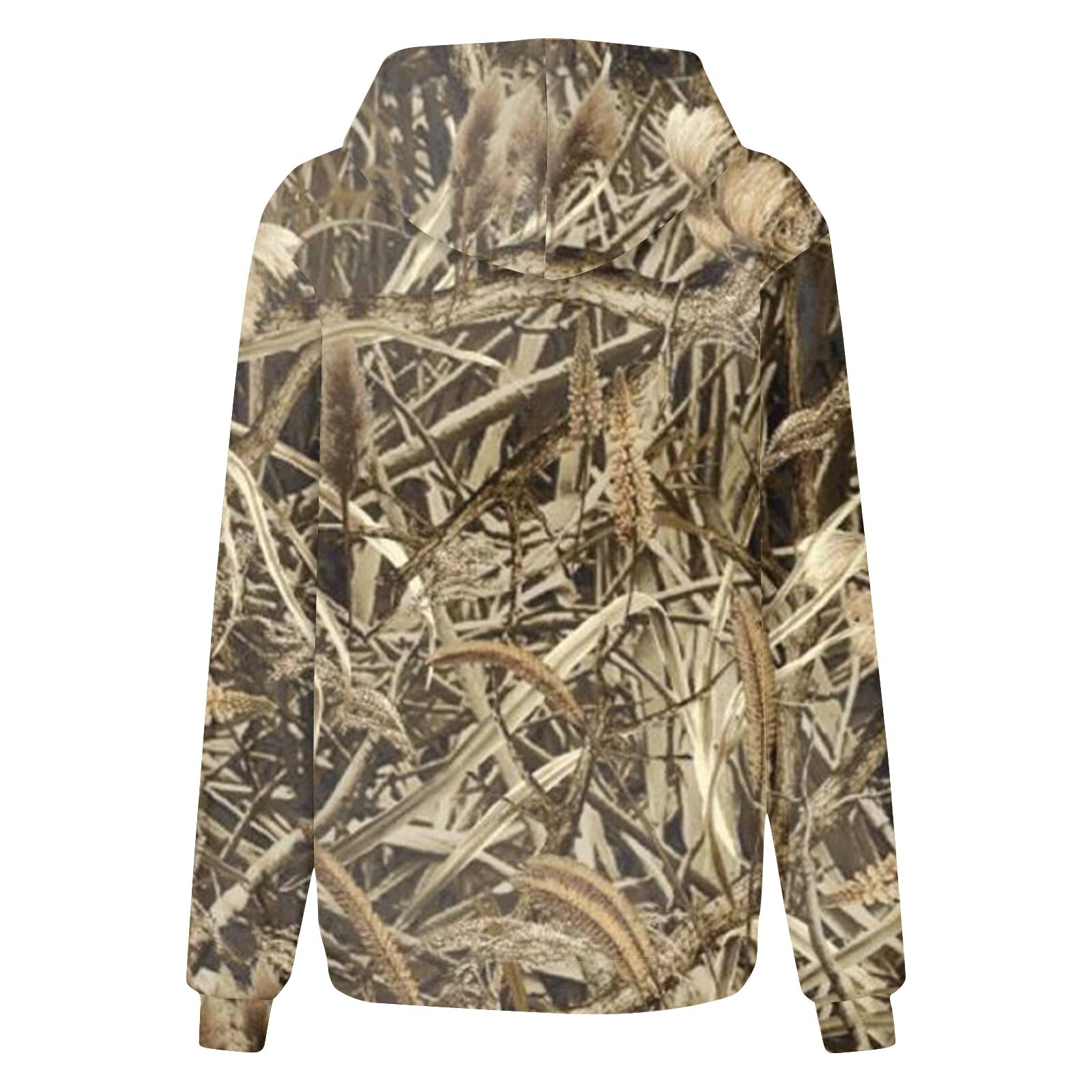 Womens Camouflage Hoodies Fleece Sweatshirts Long Sleeve Sweaters with ...