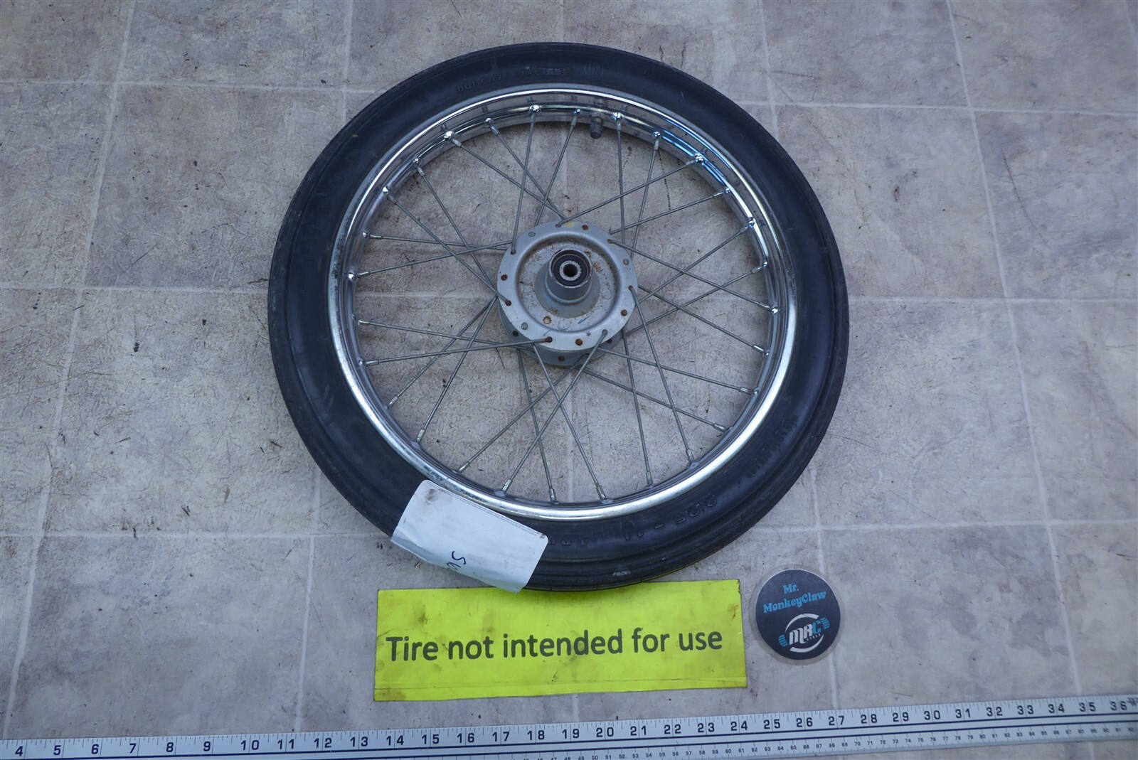 1982 Suzuki FA50 Moped S1029) chrome front wheel rim 14in | eBay