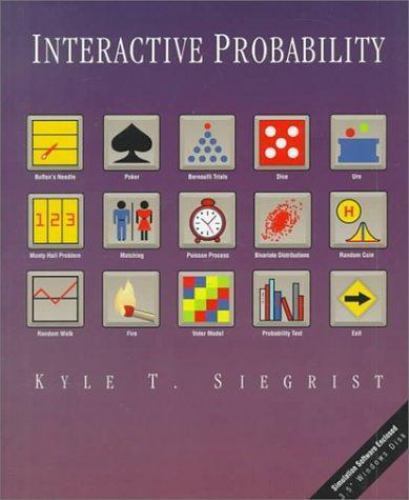 Interactive Probability by Kyle T. Siegrist (1995, Trade Paperback) for ...