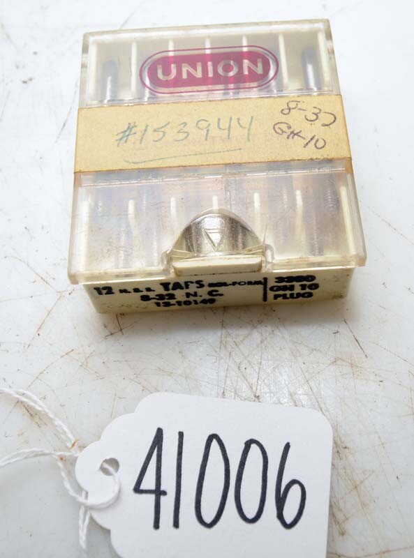 Union 8-32 Thread Forming Taps (Inv.41006) | eBay