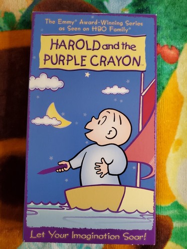 Harold and the Purple Crayon VHS Let Your Imagination Soar Vintage HBO ...