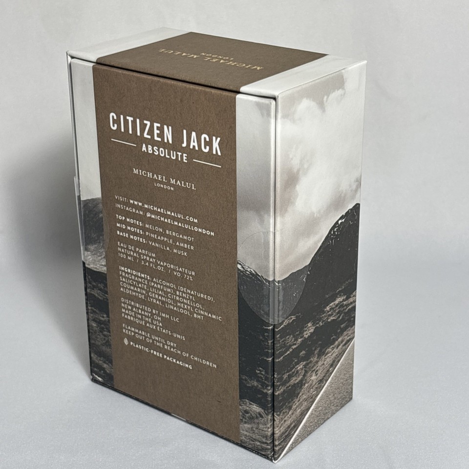 Citizen Jack Absolute by Michael Malul Eau De Parfum Spray 3.4 oz/100 ...