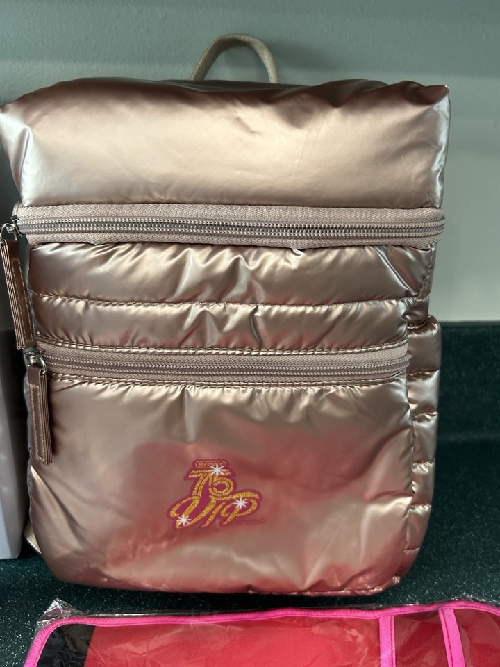 Breyer Breyerfest 2025 VIP Swag Bag Backpack Cooler Rose Gold Pink ...
