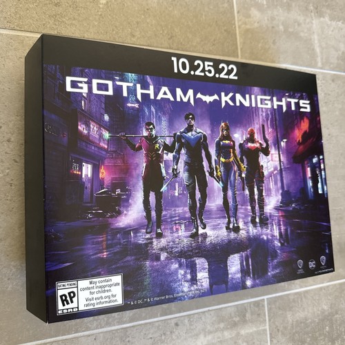 Batman Gotham Knights Poster Promo Store Display Advertisement NEW 12 ...