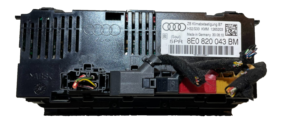 Audi A4 Quatro B7 2004-2008 Climate Control Module 8E0 820 043 BM OEM ...