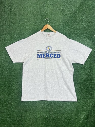 Vintage 90s University Of California Merced T Shirt Adult 2XL XXL White ...