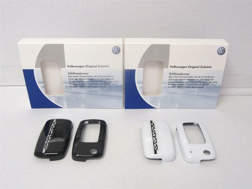 2 OEM 2012-2020 Volkswagen VW Beetle Bug Key FOB Cover Skin White ...