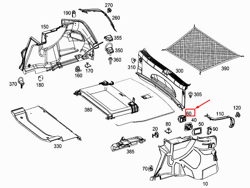 MERCEDES-BENZ GLC X253 Kupplungsmechanismus-Schalter A2059051913 NEU ...