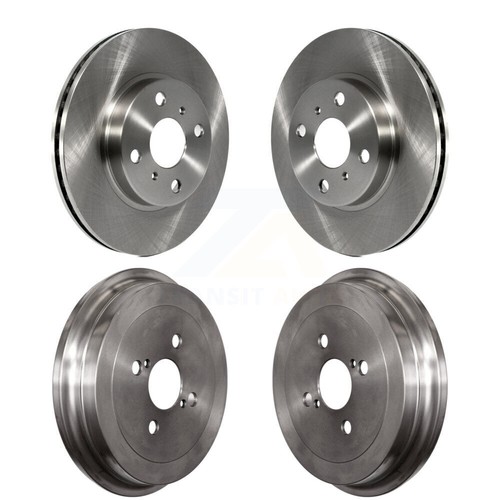 Disc Brake Rotors Drums Kit Front Rear For Toyota Yaris | eBay