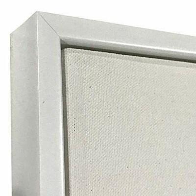White Floater Picture Frame 1 3/8" Deep, for 3/4" Canvas | eBay
