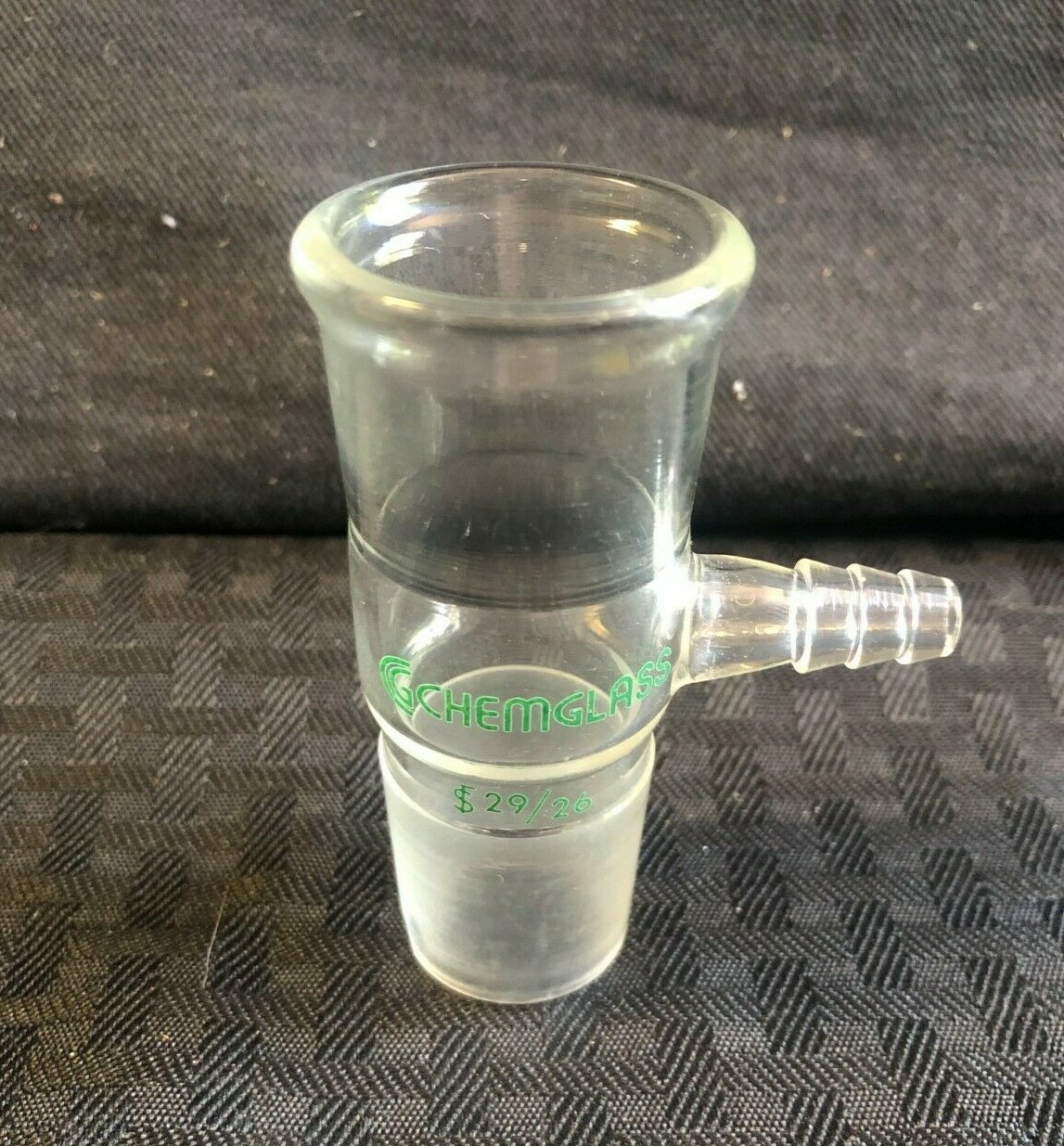 CHEMGLASS Glass Vacuum Filtration Adapter 29/26 Inner and Outer Joint ...