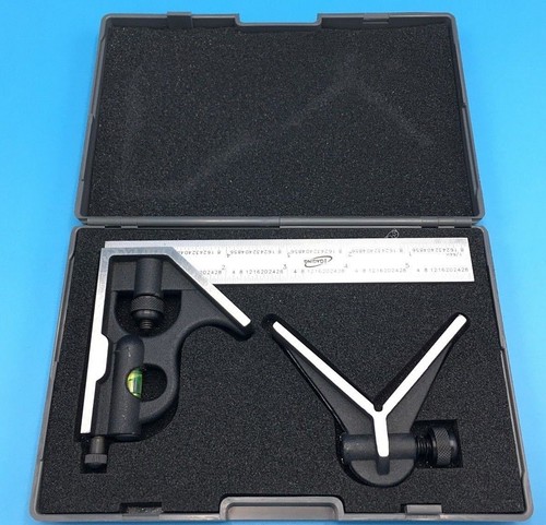 iGaging 3 piece 6" Precision Combination Square and Center Finder Head ...