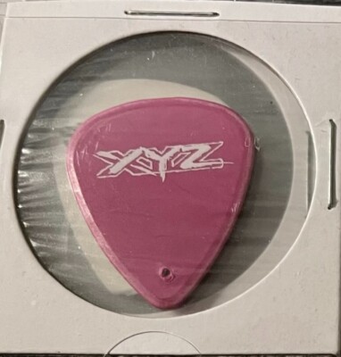 Vintage Late '80s XYZ Mark Diglio Real Stage Used Tour Guitar Pick Hard ...