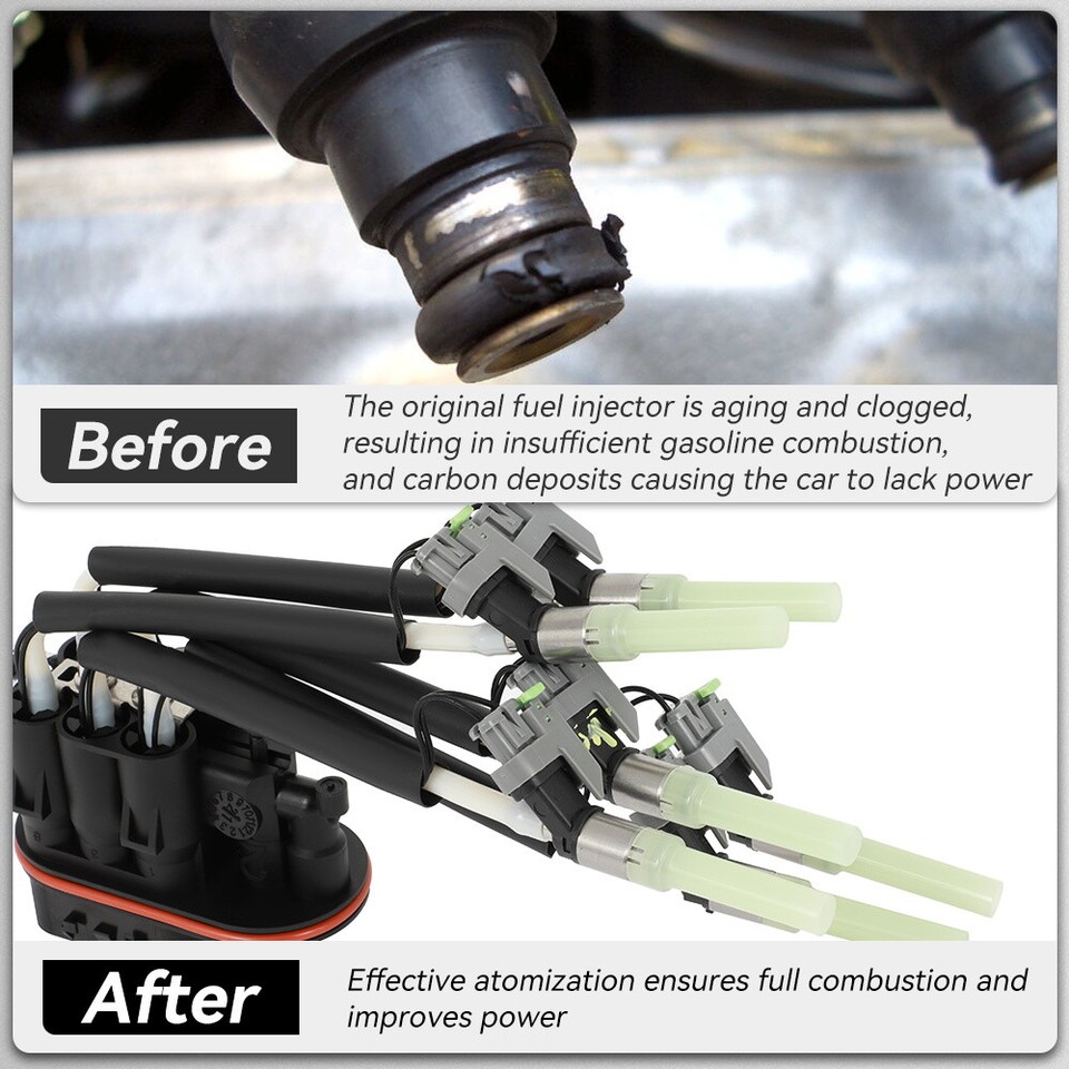 6 Spider Fuel Injectors for 1999-2013 Chevrolet Silverado GMC Sierra ...